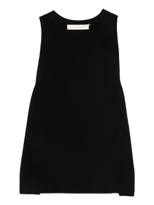 Vanessa Bruno Crew-neck Sleeveless Vest - Black
