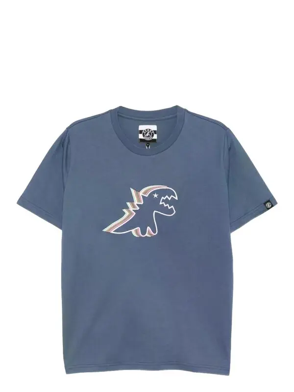 SPORT B. BY AGNÈS B. Logo-embroidered T-shirt - Blue