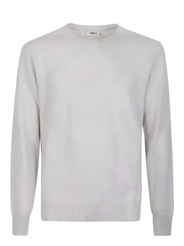 Altea Crew-neck Cashmere Sweater - White
