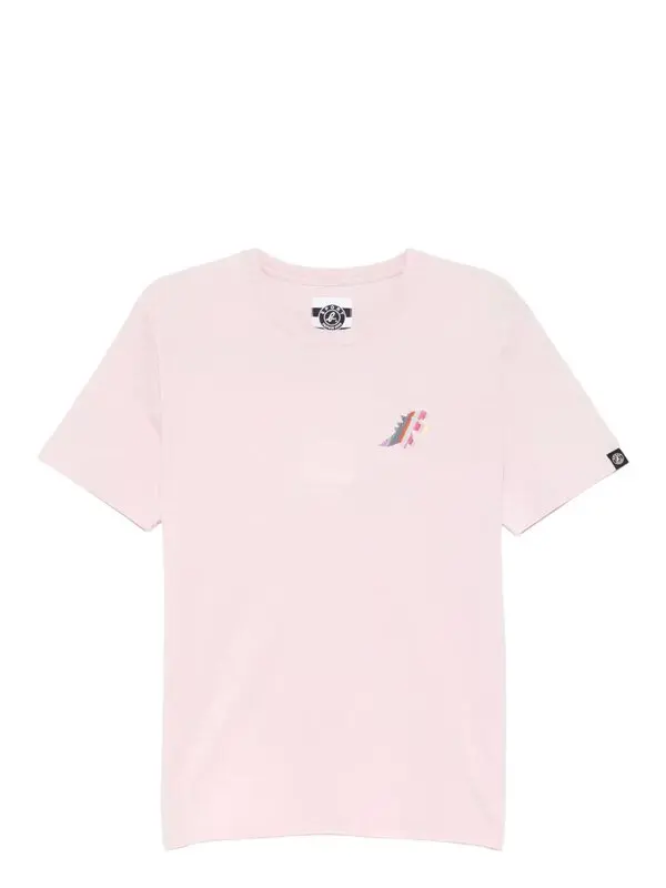 SPORT B. BY AGNÈS B. Logo-embroidered T-shirt - Pink