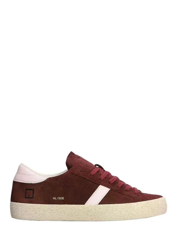 D.a.t.e. Suede Leather Sneakers - Red