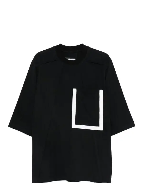 HAMZA Pocket-panel T-shirt - Black