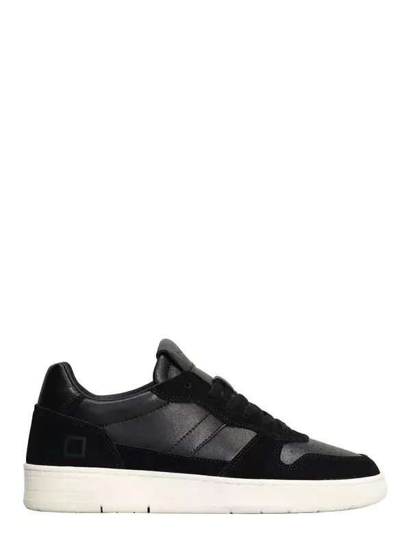 D.a.t.e. Leather Suede Sneakers - Black
