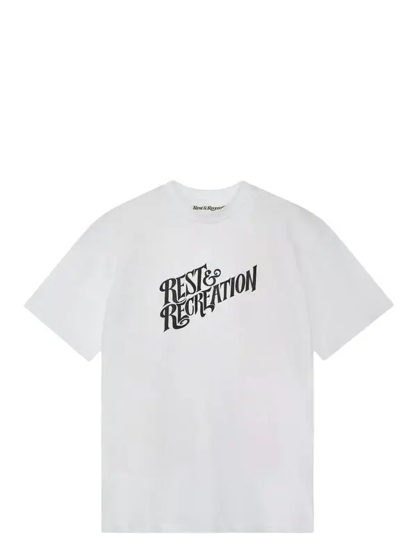 REST&RECREATION Logo-print T-shirt - White