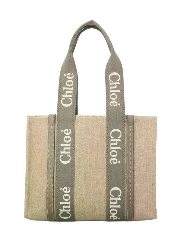 Chloé Woody Tote Bag - Neutrals
