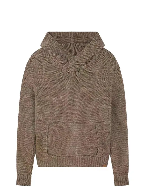 Paul & Shark Hooded Sweater - Brown