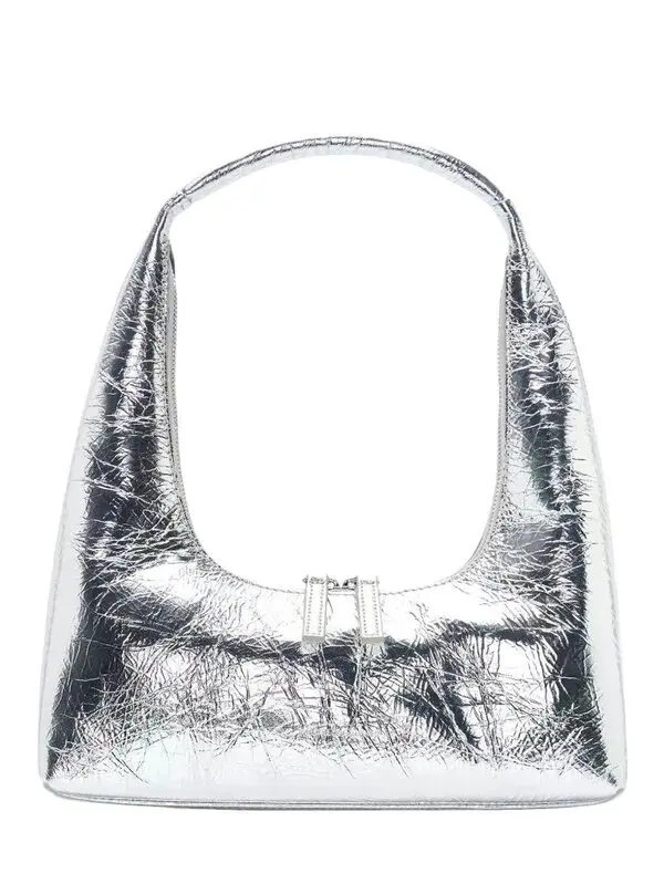 MARGESHERWOOD Metallic-effect Shoulder Bag - Silver