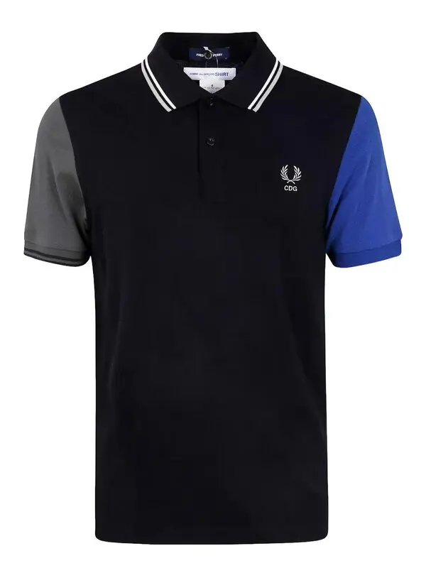 Comme Des Garçons Cotton Polo Shirt - Black