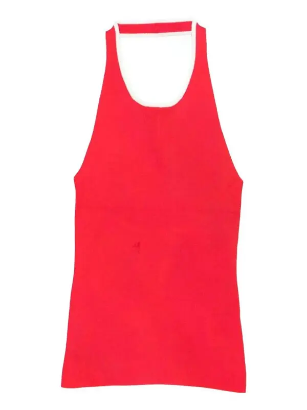 ST. AGNI Halter Top - Red