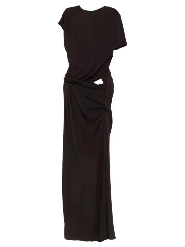 Christopher Esber Twisted Cut-out Maxi Dress - Brown