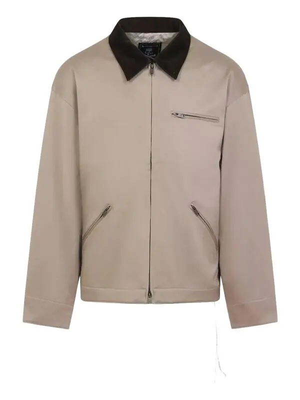 MASTERMIND WORLD Aviator Cotton Jacket - Neutrals