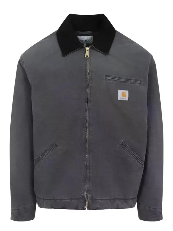Carhartt Work In Progress Og Detroit Zip-up Jacket - Grey