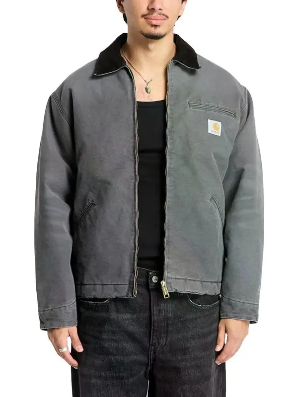 Carhartt Work In Progress Og Detroit Zip-up Jacket - Grey