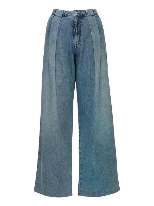 NO44 Haru Pleated Jeans - Blue