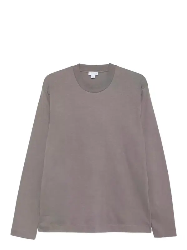 Sunspel Long-sleeve T-shirt - Grey