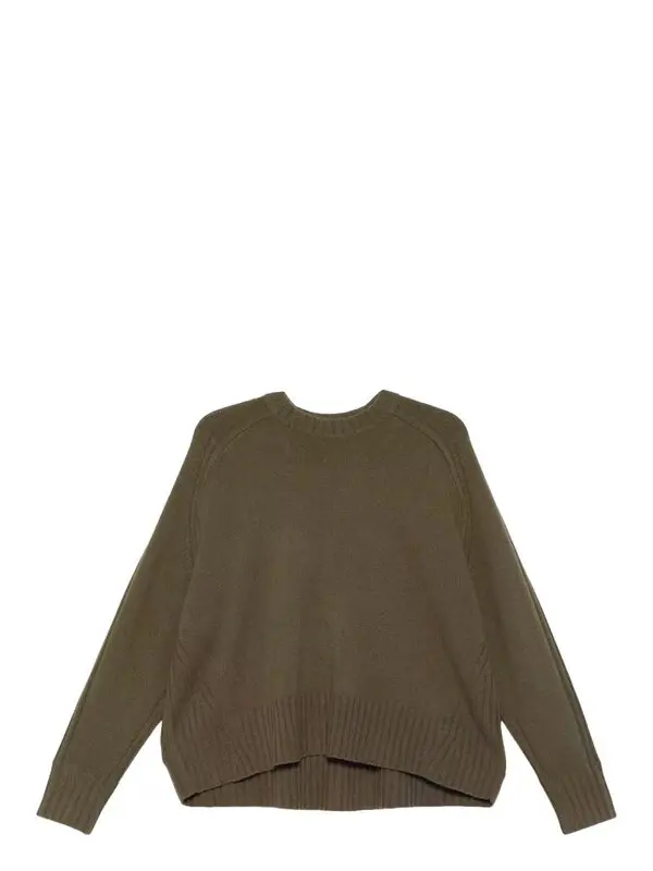 Eric Bompard Ribbed Crew-neck Sweater - Green