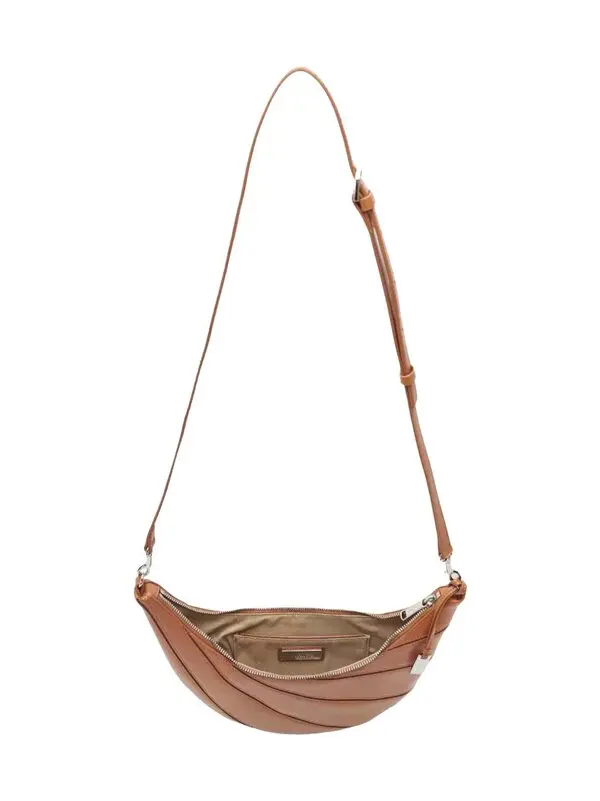 JOY GRYSON Crescent-shaped Shoulder Bag - Brown