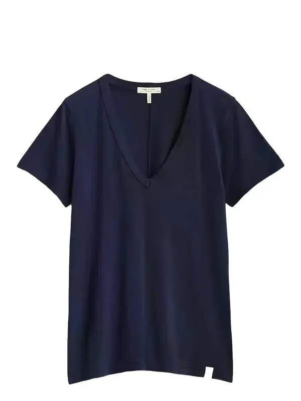 Rag & Bone V-neck Short-sleeved T-shirt - Blue