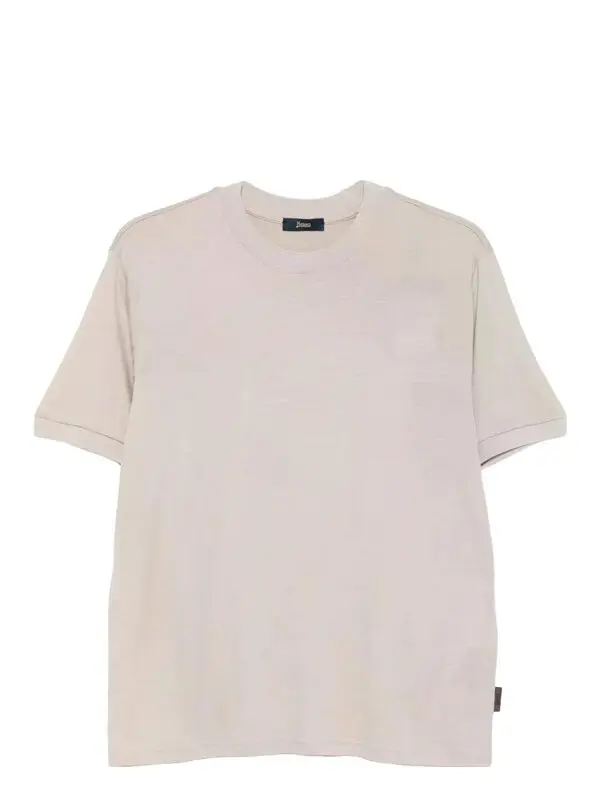 Herno Crew-neck T-shirt - Neutrals