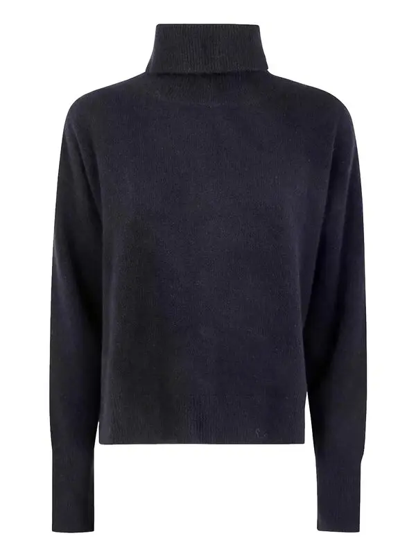 JOSEPH Roll-neck Sweater - Black