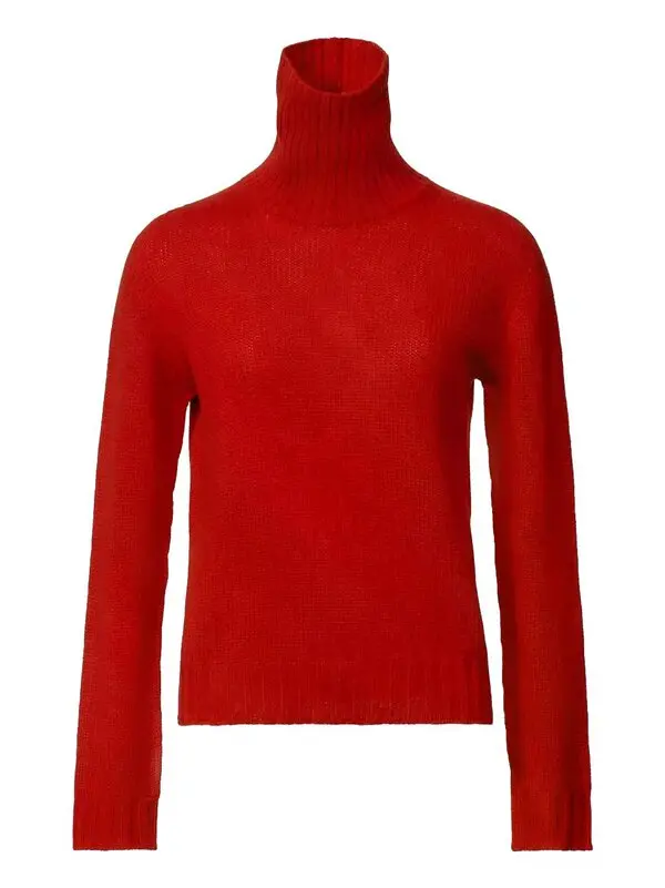 Fabiana Filippi Turtleneck Ribbed Sweater - Red