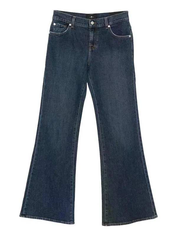 7 For All Mankind Spencer Flared Jeans - Blue