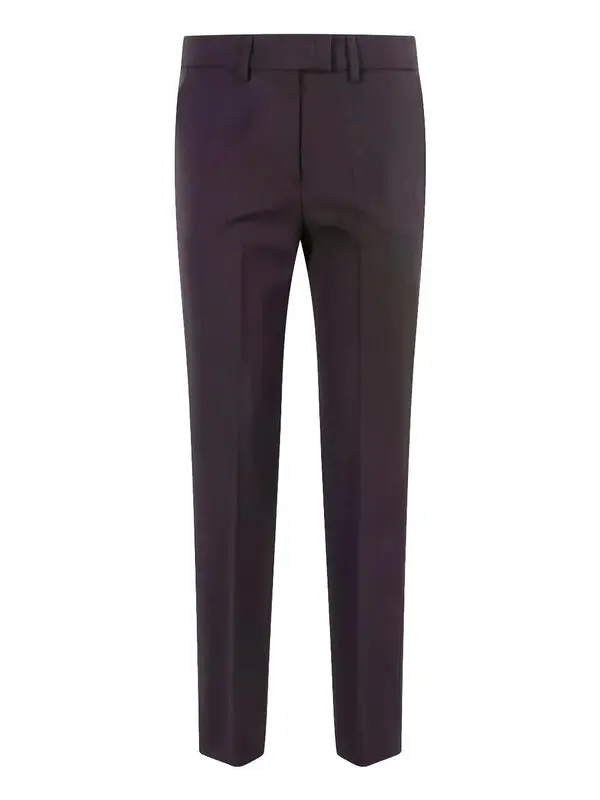 Federica Tosi Wool Trousers - Purple