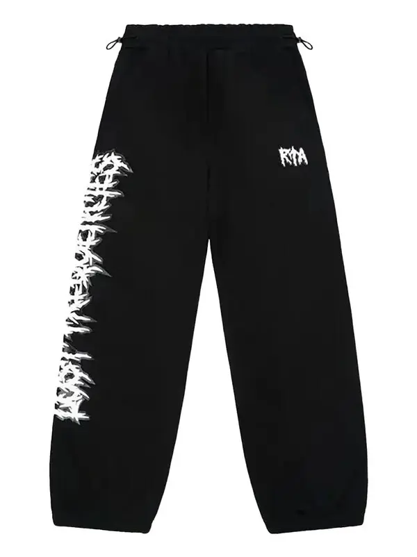 RtA Rafa Graphic-print Track Pants - Black