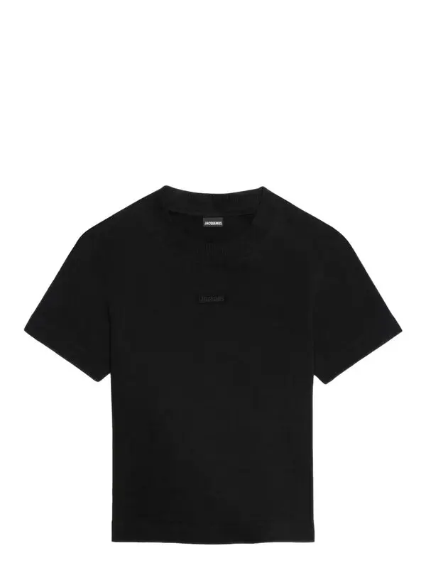 Jacquemus Le Gros Grain T-shirt - Black
