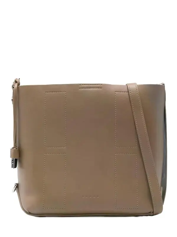 Hogan Shoulder Bag With Pouch - Neutrals