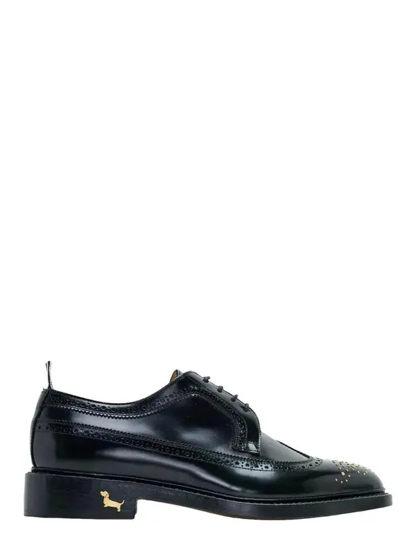 Thom Browne Classic Longwing Brogue Shoes - Black