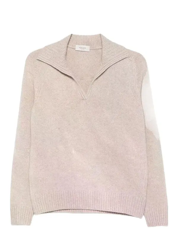 Agnona Sweater With Turtleneck Collar - Neutrals