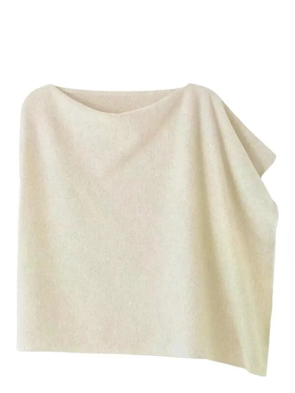Eric Bompard Cashmere Poncho - Neutrals