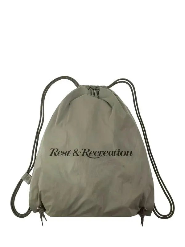 REST&RECREATION Drawstring Backpack - Green
