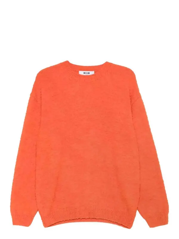 MSGM Crew-neck Sweater - Orange
