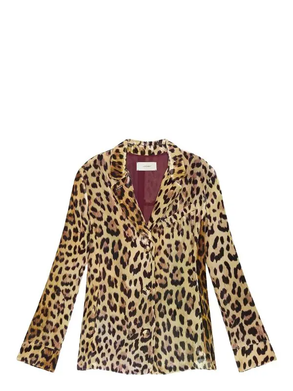 Malìparmi Leopard-print Jacket - Brown
