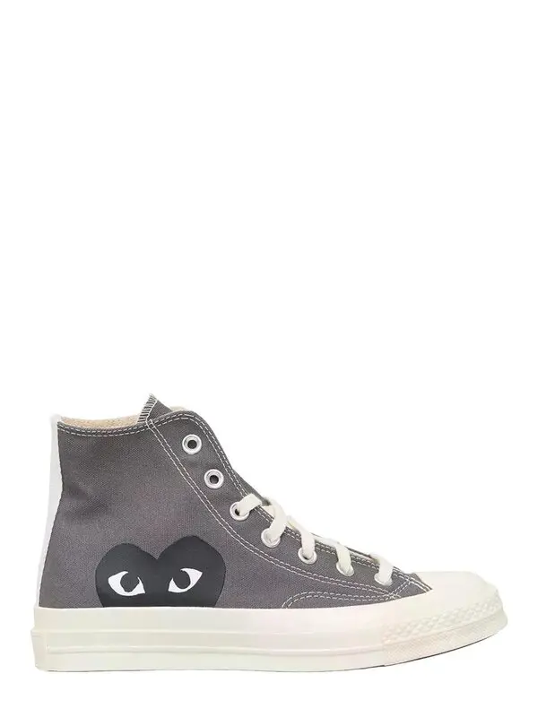 Play Comme Des Garcon X Converse Chuck 70 High-top Sneakers - Grey