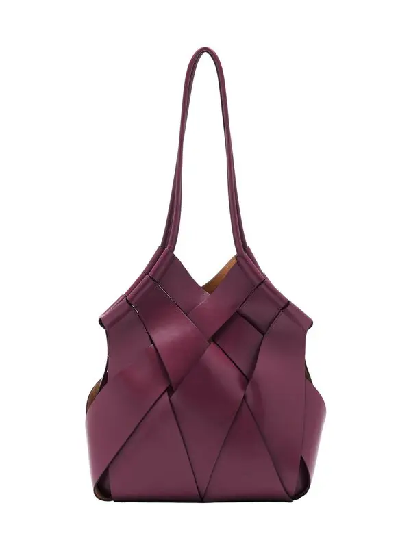 Ulla Johnson Charlotte Shoulder Bag - Bordeaux