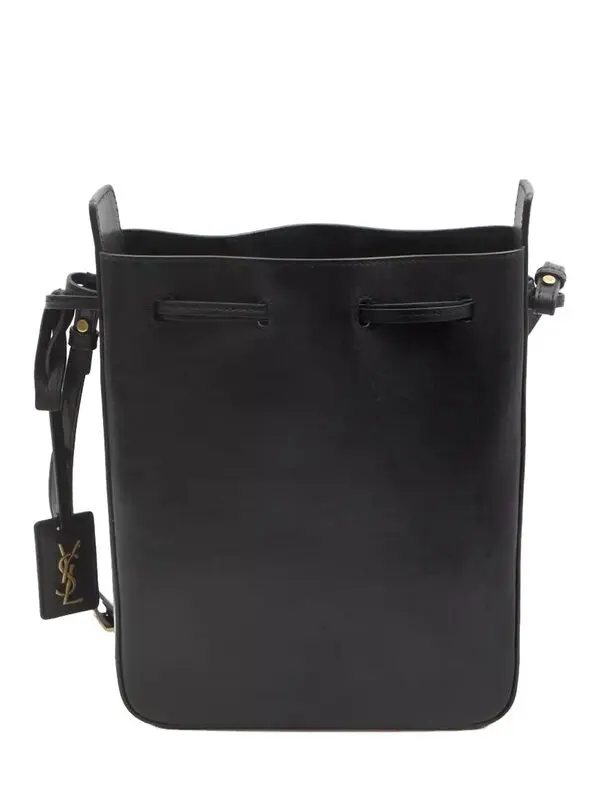 Saint Laurent Leather Bucket Bag - Black