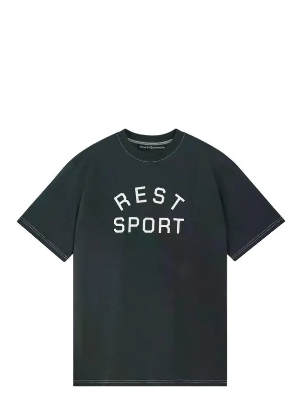 REST&RECREATION Logo-print T-shirt - Green