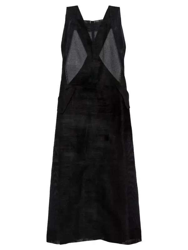 Issey Miyake Sleeveless Midi Dress - Black