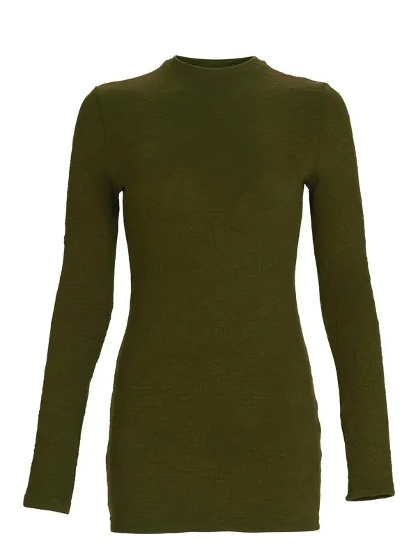 Silvia Tcherassi Gen Jacquard-knit Top - Green