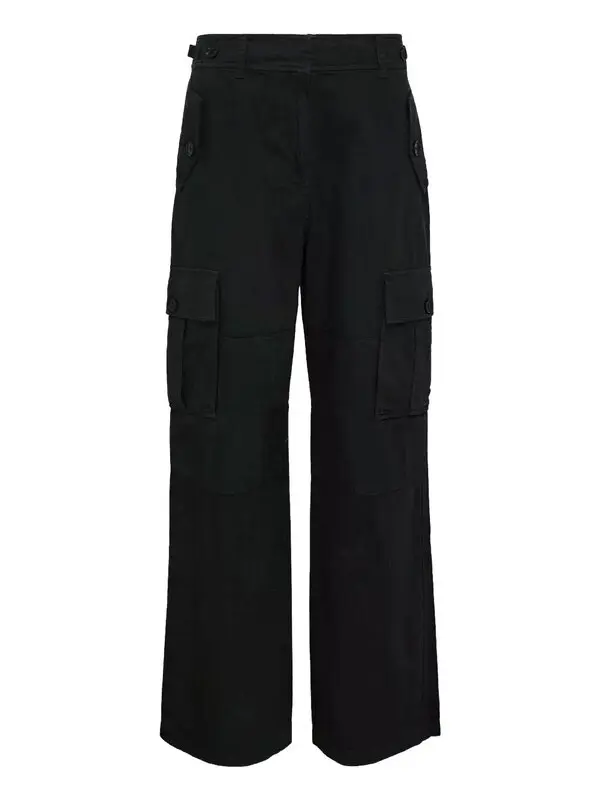 Ulla Johnson Aiden Cargo Trousers - Black