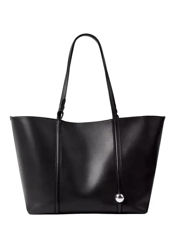 Jacquemus The Marino Leather Tote Bag - Black