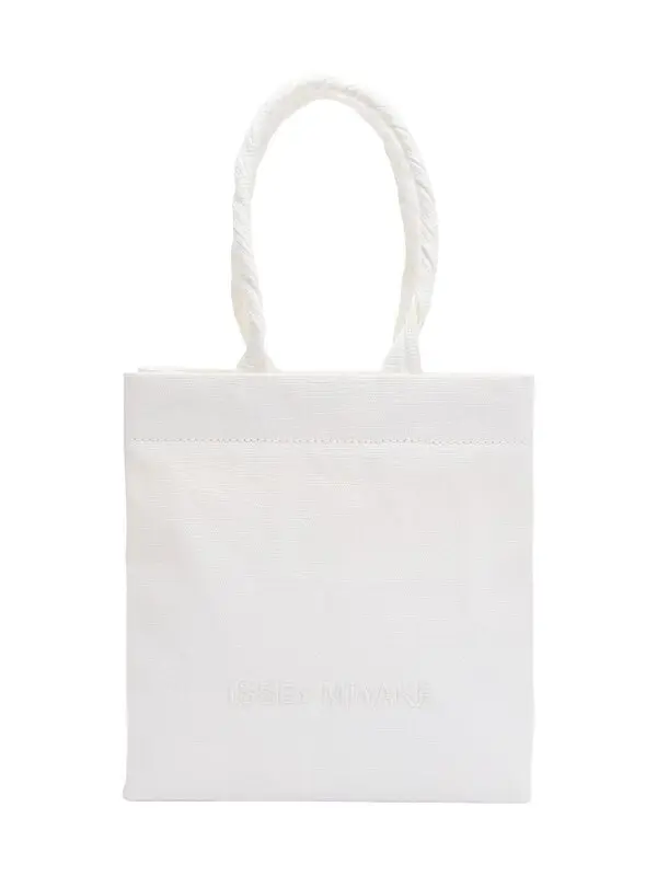 Issey Miyake Woven Paper Tote - White
