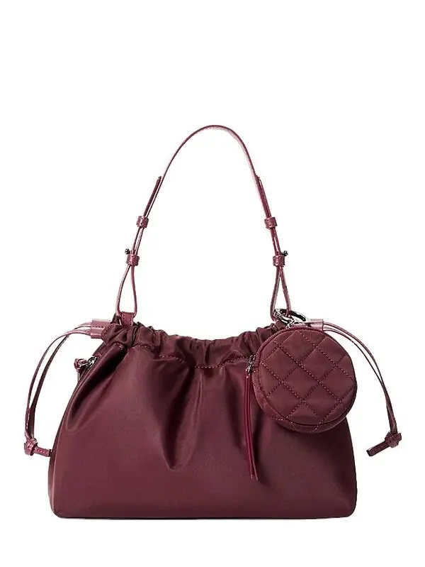 Mz Wallace Small Waverly Shoulder Bag - Bordeaux