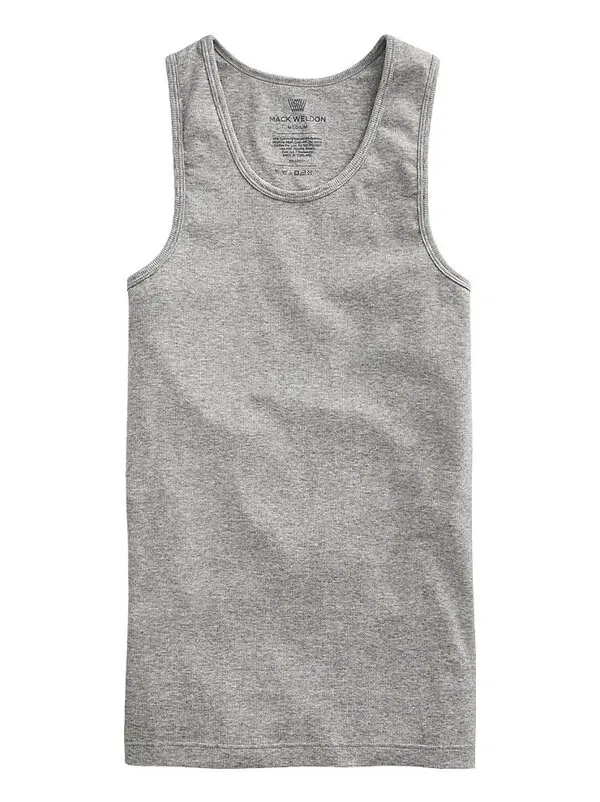 Mack Weldon 18-hour Ribbed Tank Top - Grey Heather