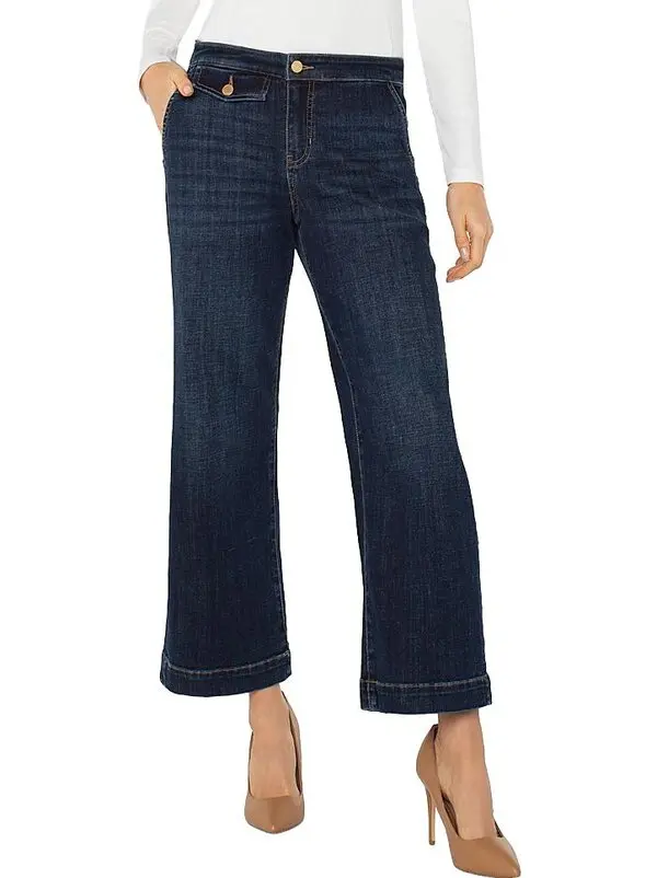LIVERPOOL Stride Ankle Wide Leg Jeans - Albany