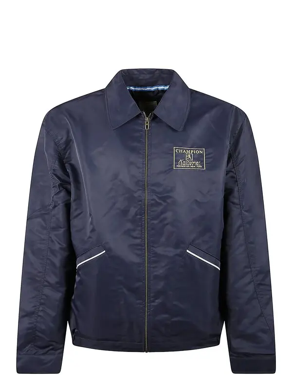 Woolrich Logo Jacket - Blue