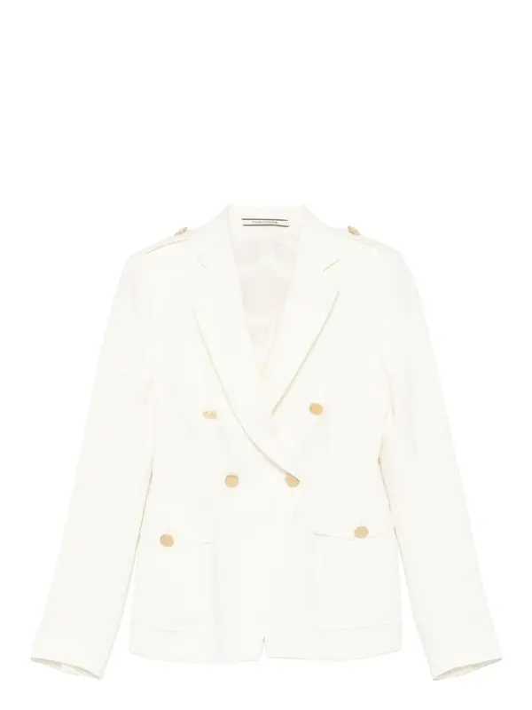 Brunello Cucinelli Wool Double-breasted Jacket - White